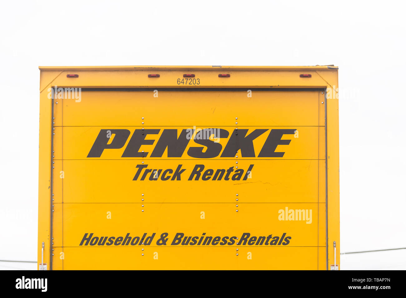 Penske rental truck hi-res stock photography and images - Alamy