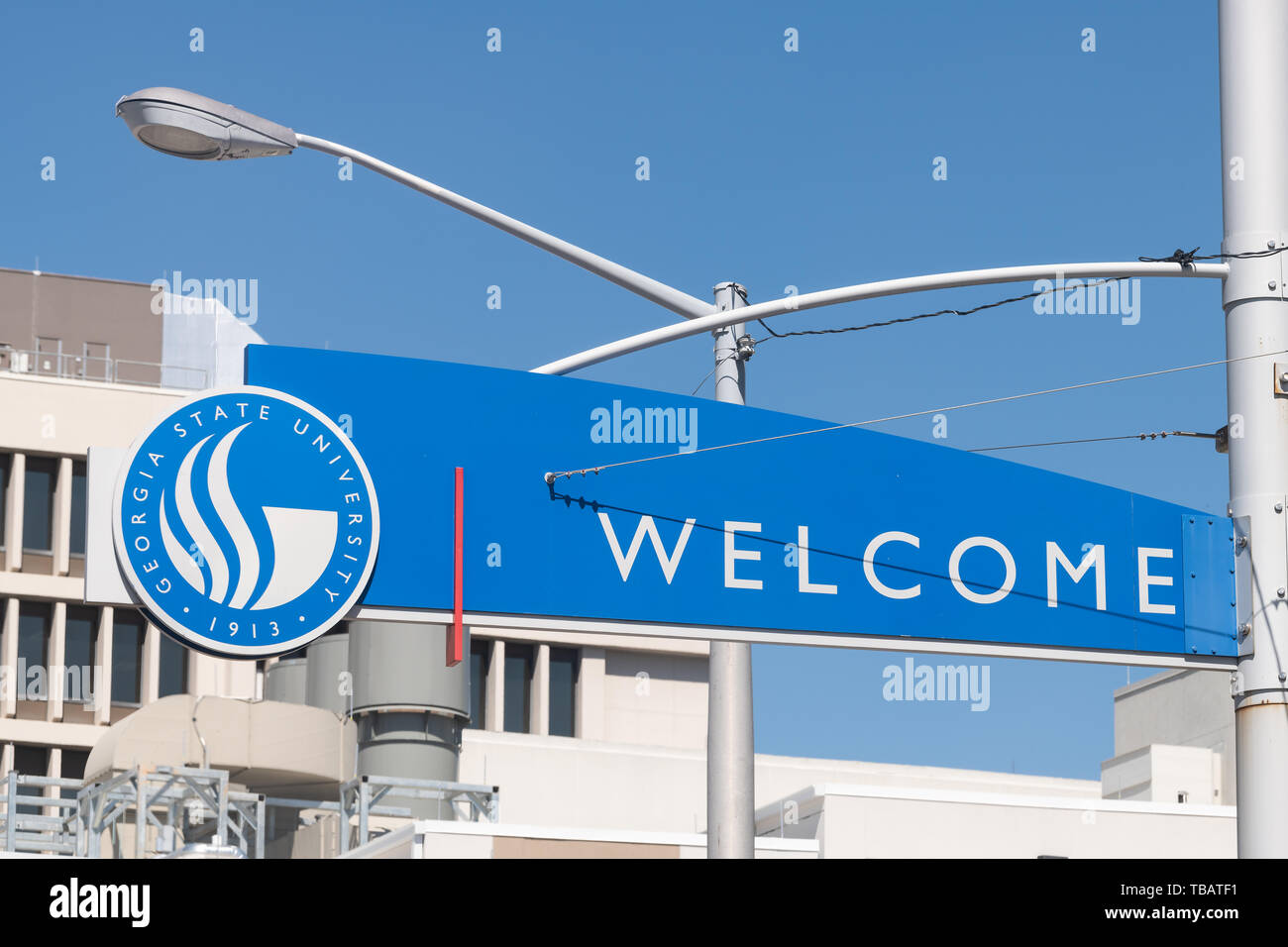 Georgia state welcome sign hi-res stock photography and images - Alamy