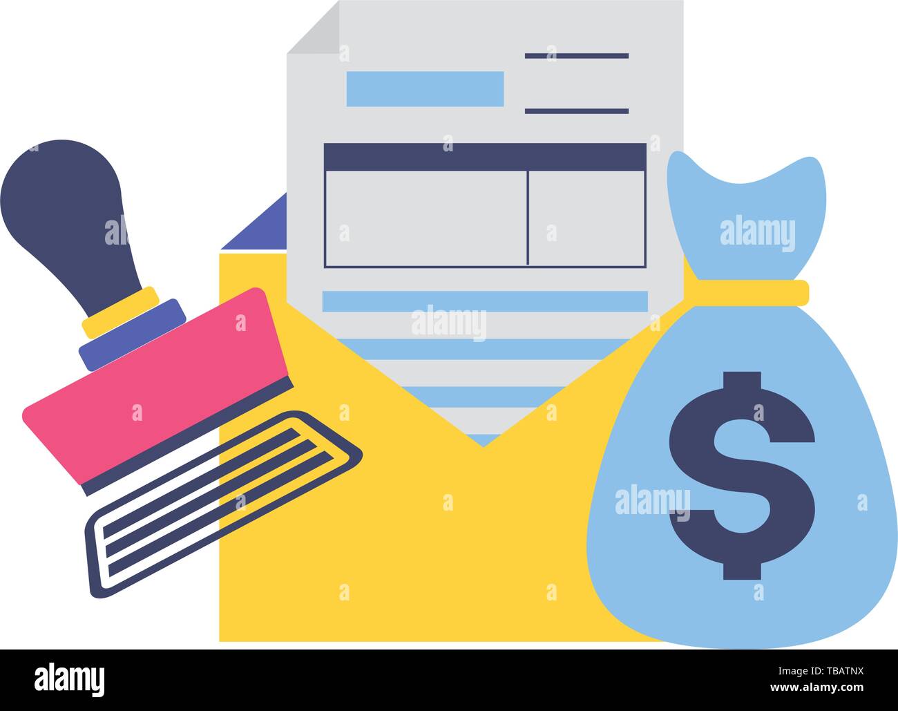tax-payment-concept-stock-vector-image-art-alamy