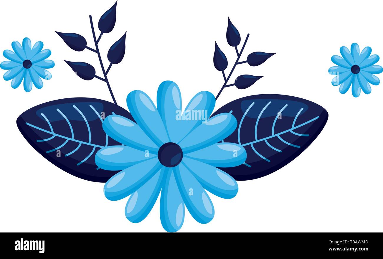 flower branch leaves Stock Vector Image & Art - Alamy