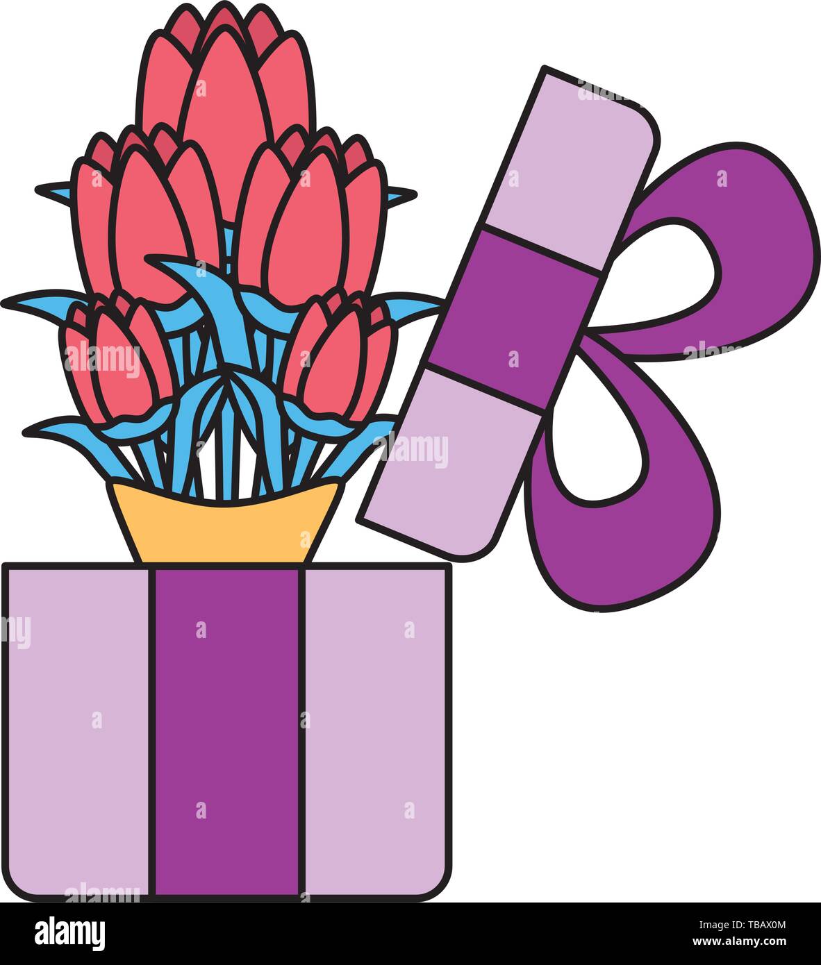 Flower overhead view Stock Vector Images - Alamy