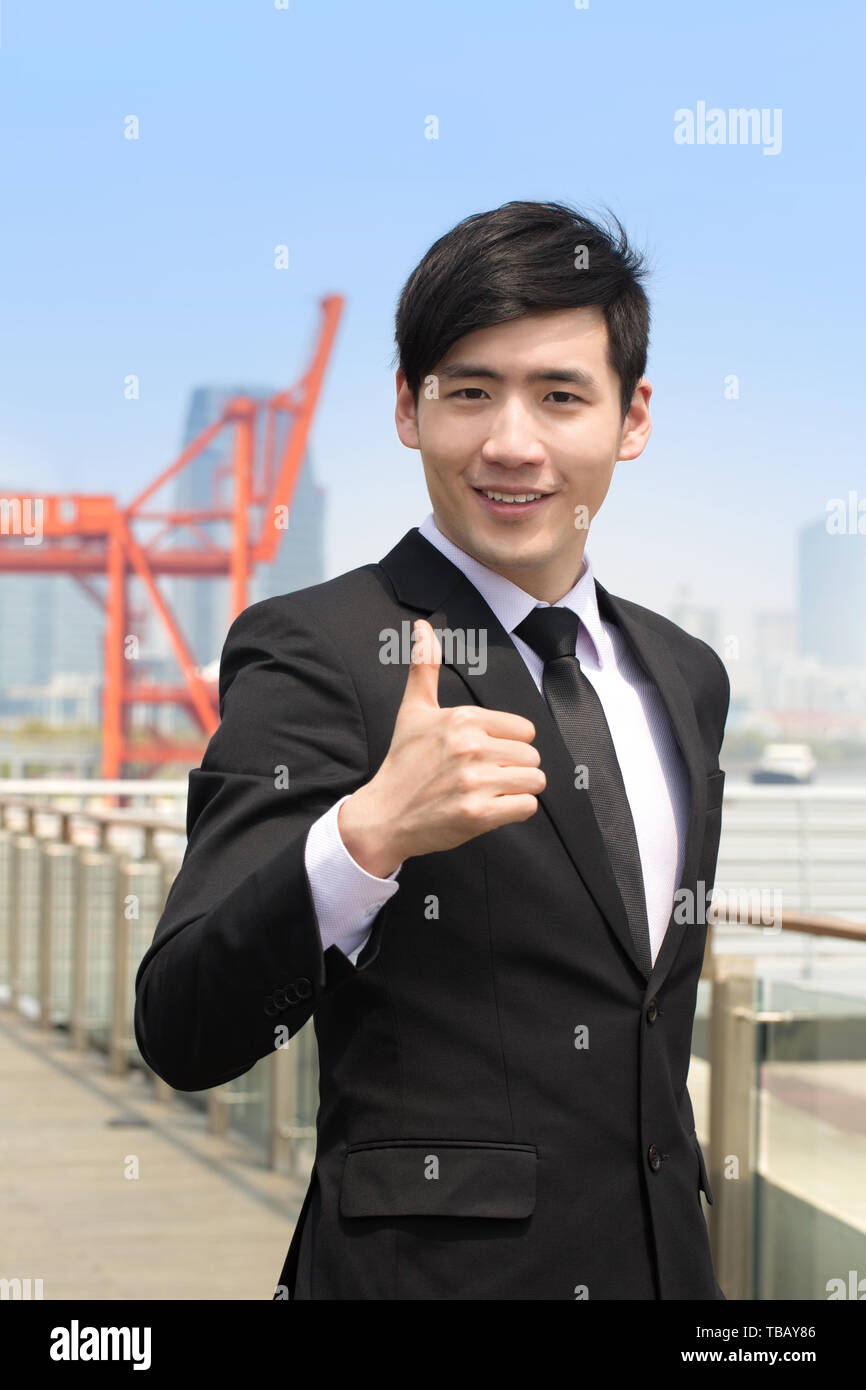 Business men dream of the future Stock Photo - Alamy