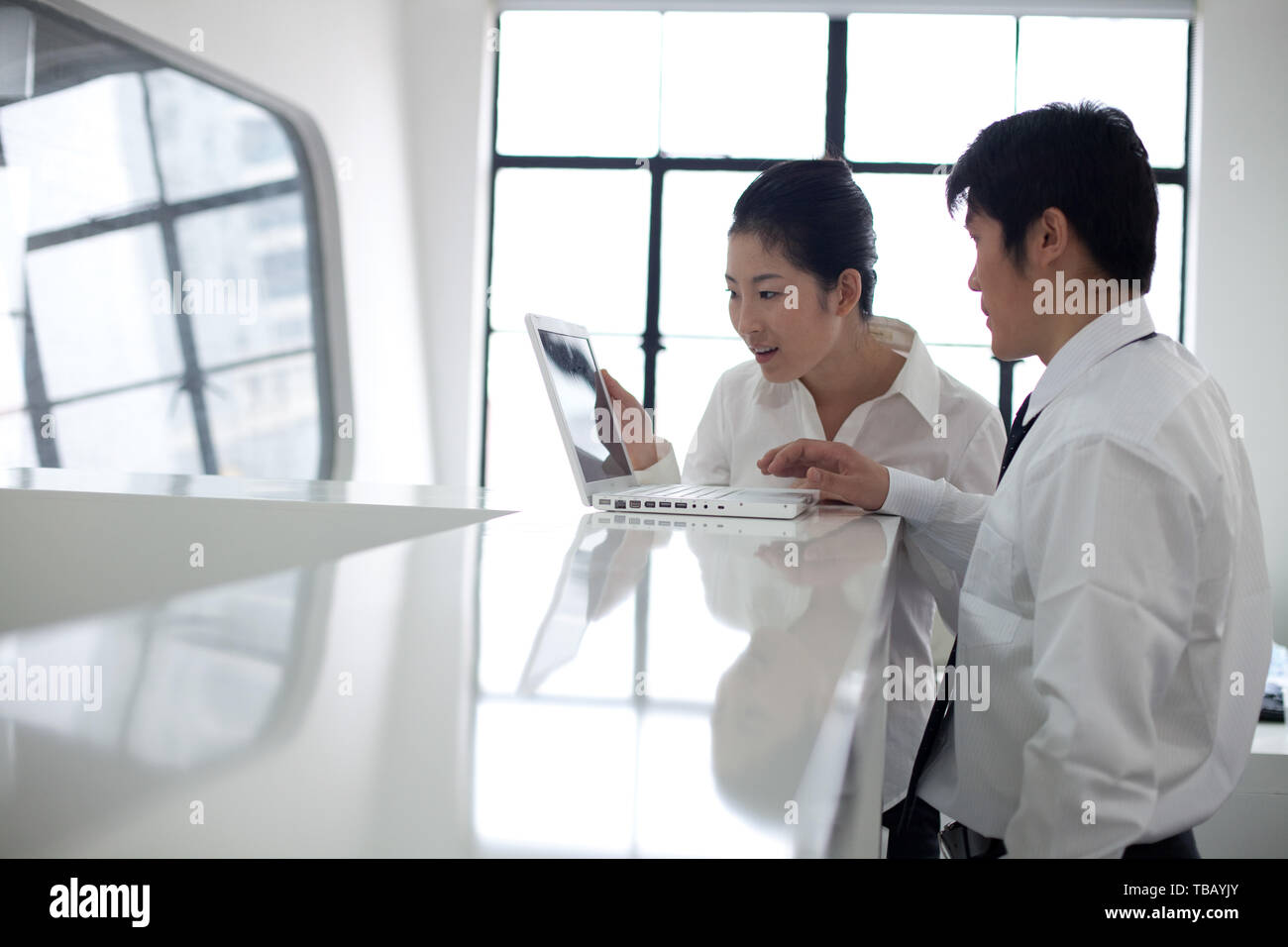 Business communication in the office Stock Photo - Alamy
