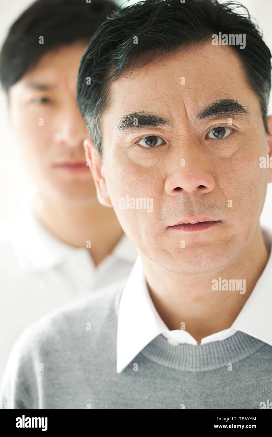A portrait of a father and son Stock Photo - Alamy