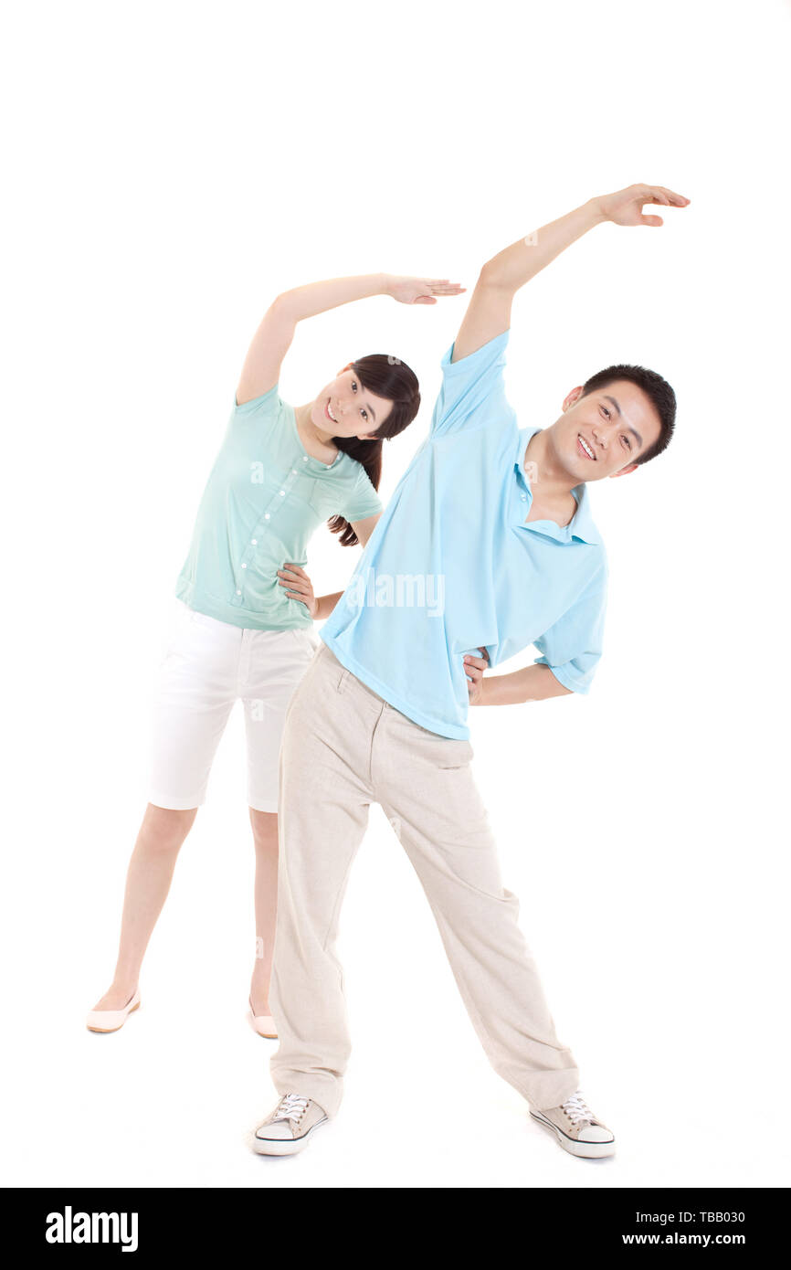 Sweet Interaction of a Couple Stock Photo - Alamy