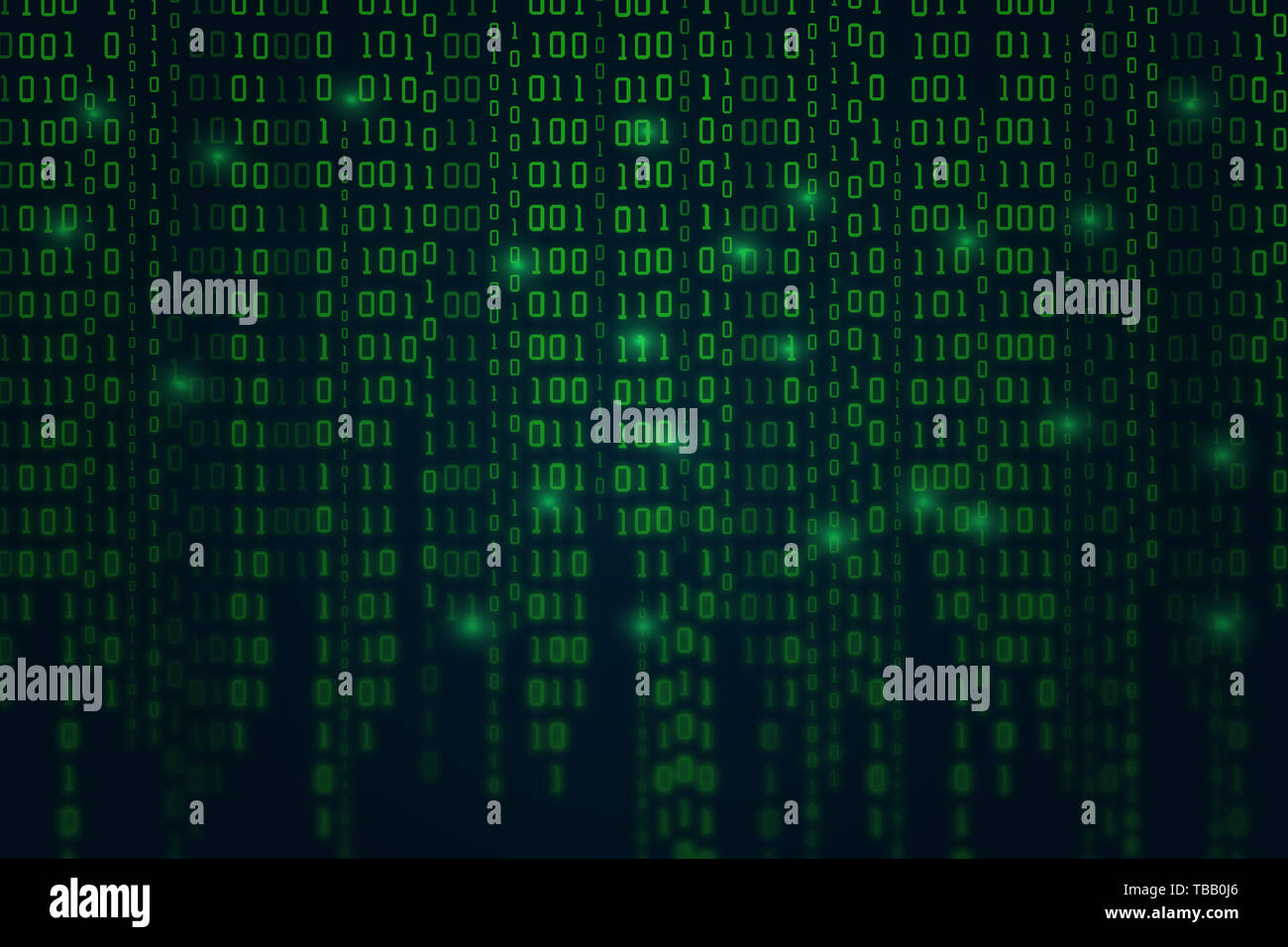 Digital matrix background for binary codes 0 and 1 Stock Photo - Alamy