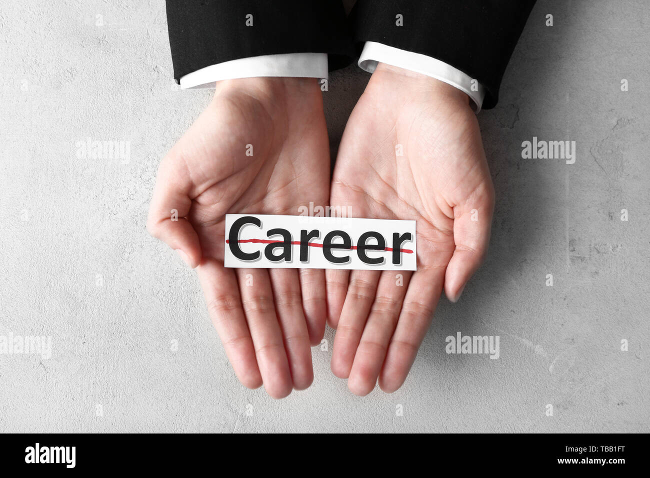 Crossed out word hi-res stock photography and images - Alamy