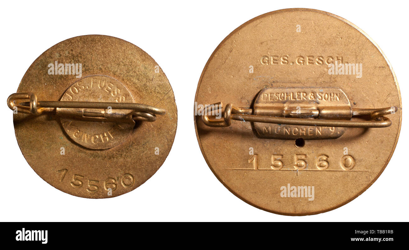 THE JOHN PEPERA COLLECTION, Karl Schulze - a Matching Pair of Golden ...