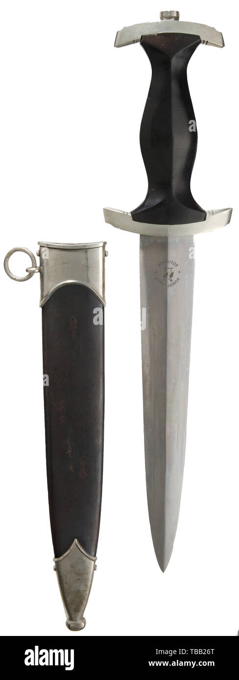 THE JOHN PEPERA COLLECTION, A M 1933 SS service dagger, maker Robert ...