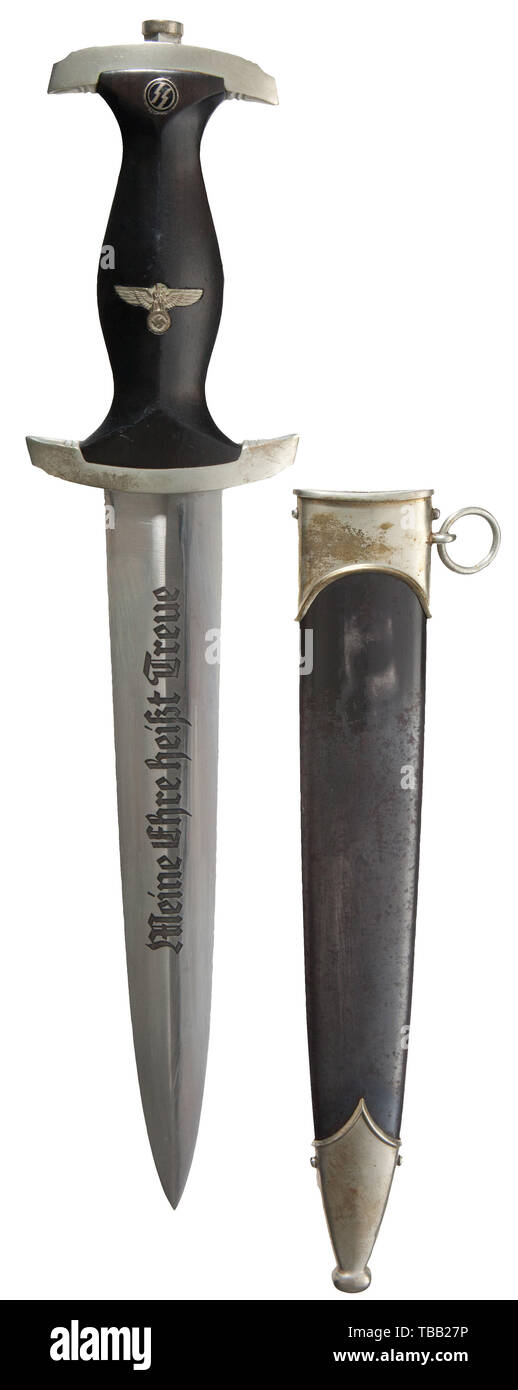 THE JOHN PEPERA COLLECTION, A M 1933 SS service dagger, maker Böker ...