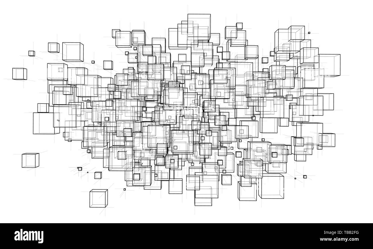 Vector abstract boxes background Stock Vector Image & Art - Alamy