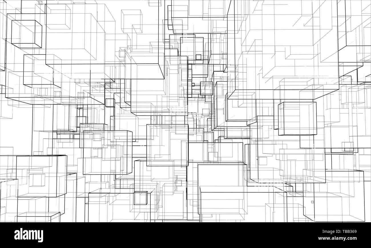 Vector abstract boxes background Stock Vector Image & Art - Alamy