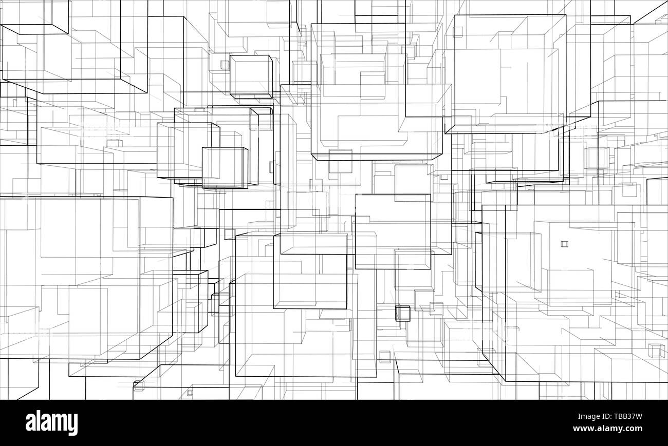 Vector abstract boxes background Stock Vector Image & Art - Alamy