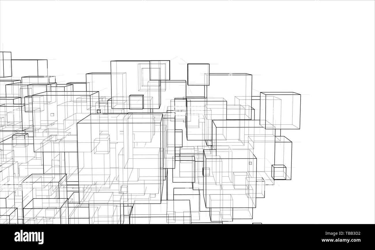 Vector abstract boxes background Stock Vector Image & Art - Alamy