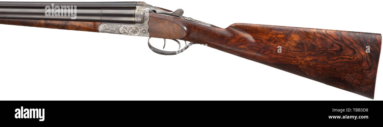 A double-barrelled side-by-side shotgun Ferlach, Austria Cal. 16/70 ...