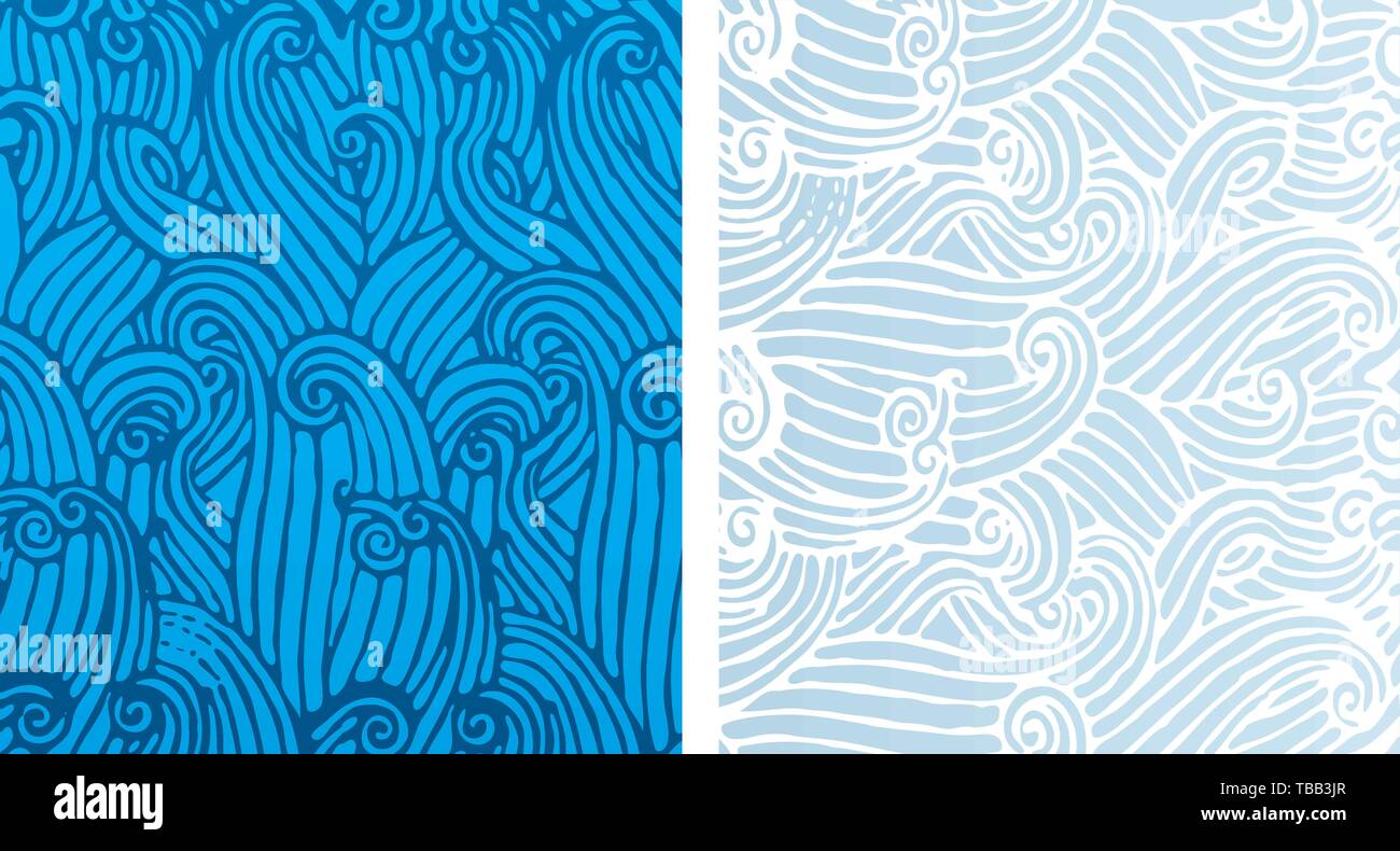 Vector illustration. Water and smoke background. Swirls in different ...