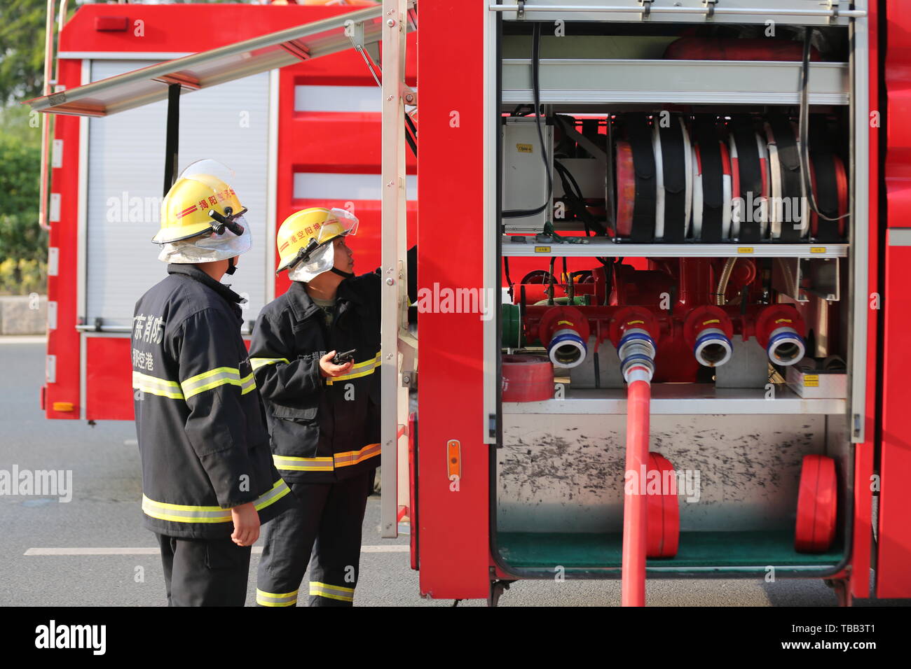 Fire hose storage hi-res stock photography and images - Alamy