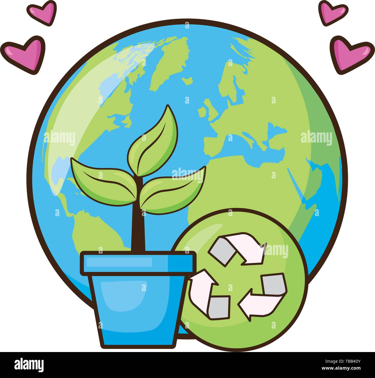 earth day card Stock Vector Image & Art - Alamy