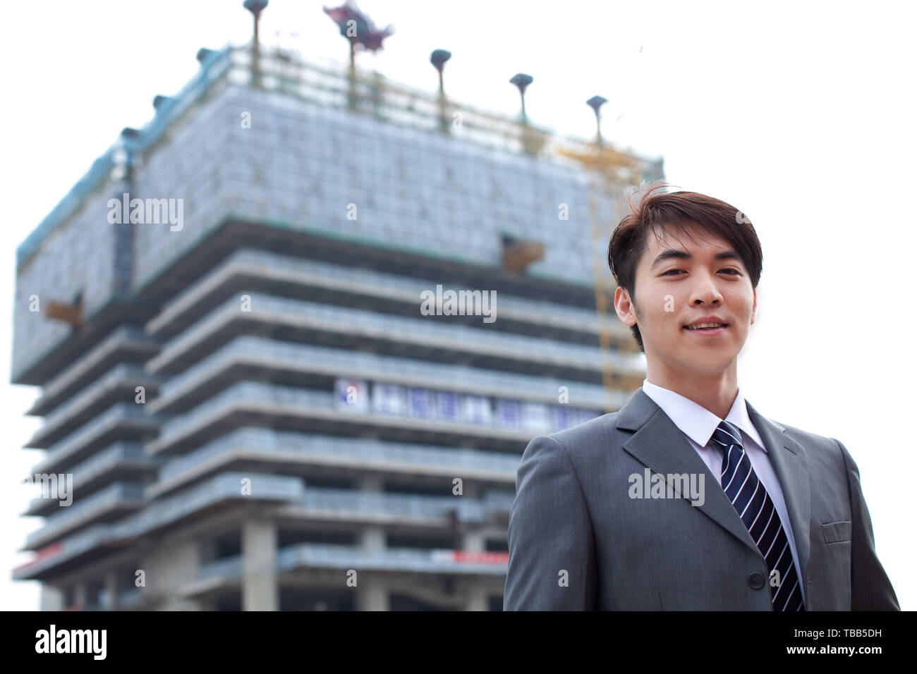 Staff at the construction site Stock Photo - Alamy