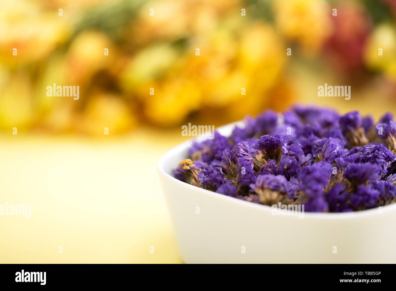Healthy flower tea Stock Photo - Alamy
