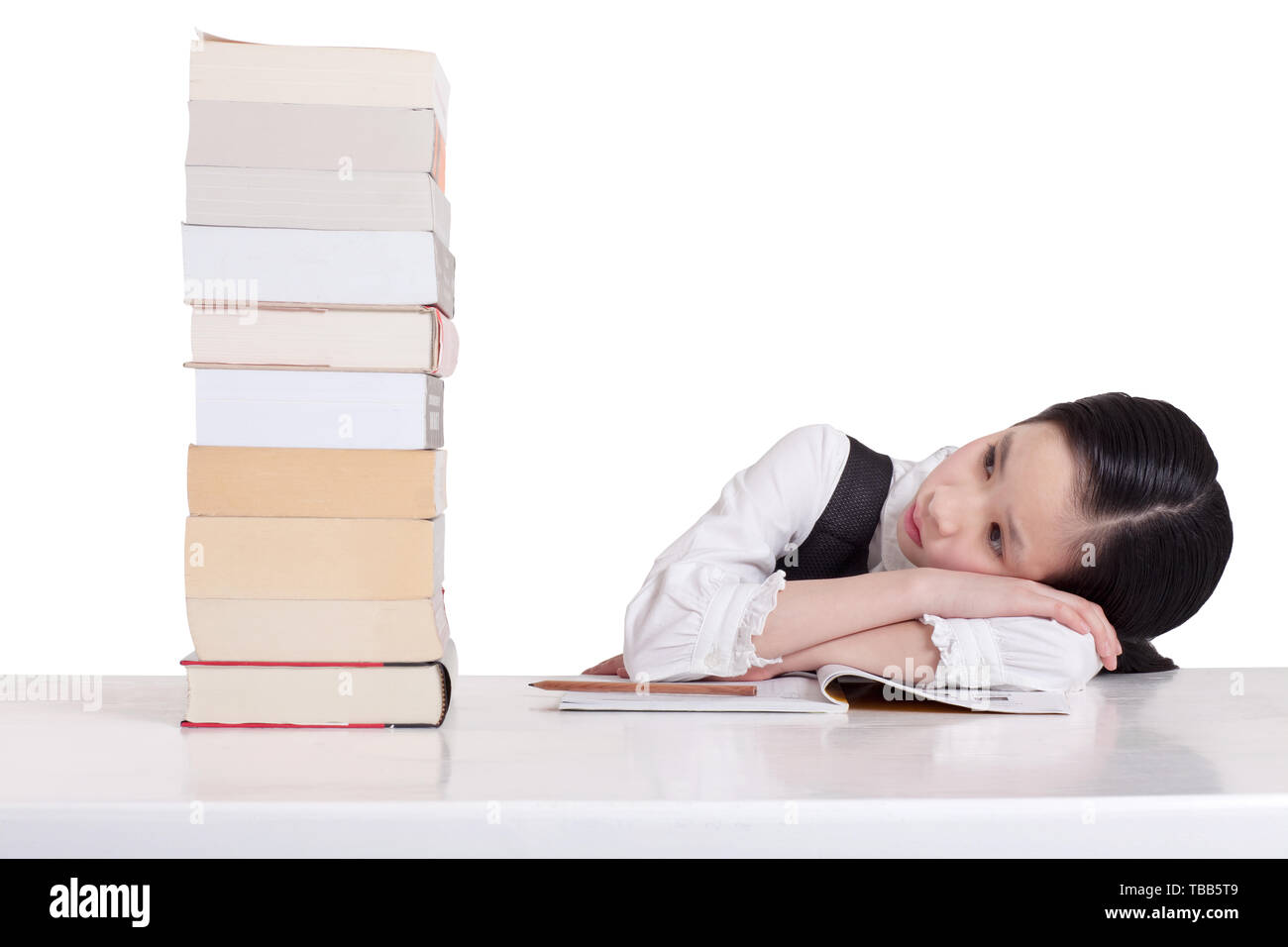 Students are overburdened with class work Stock Photo - Alamy