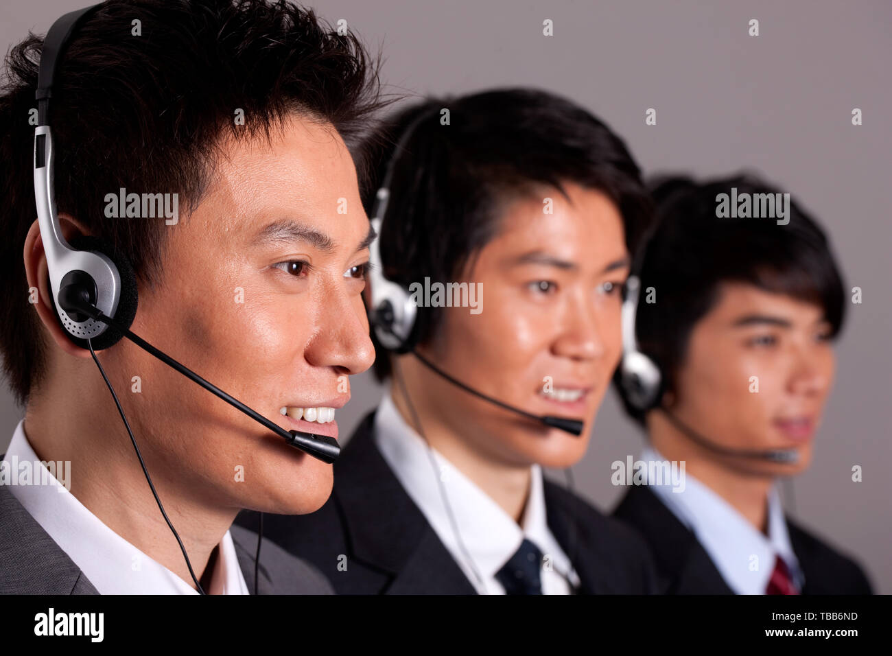 Customer service staff Stock Photo - Alamy
