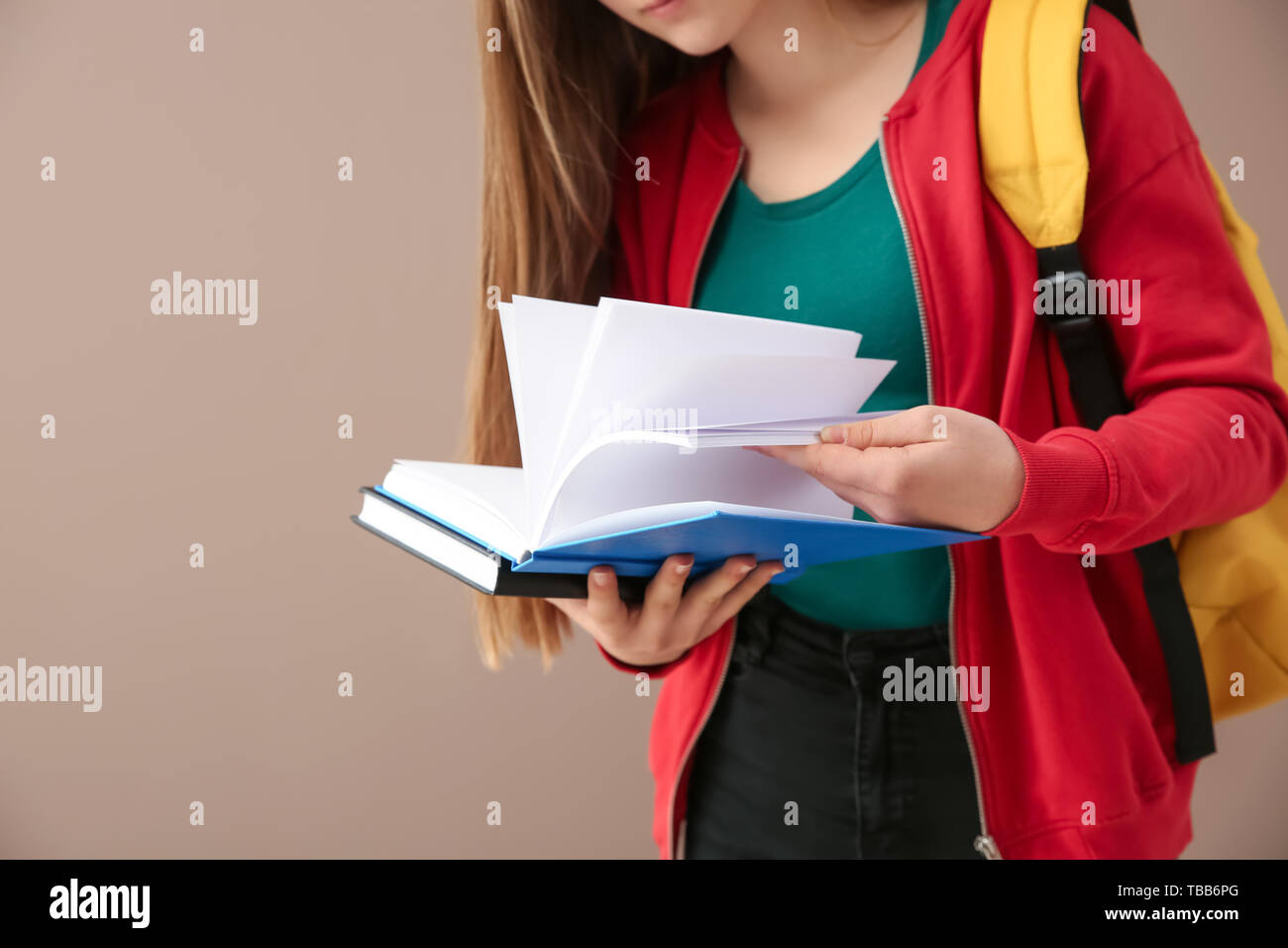 Student prepare exam schoolgirl hi-res stock photography and images - Alamy