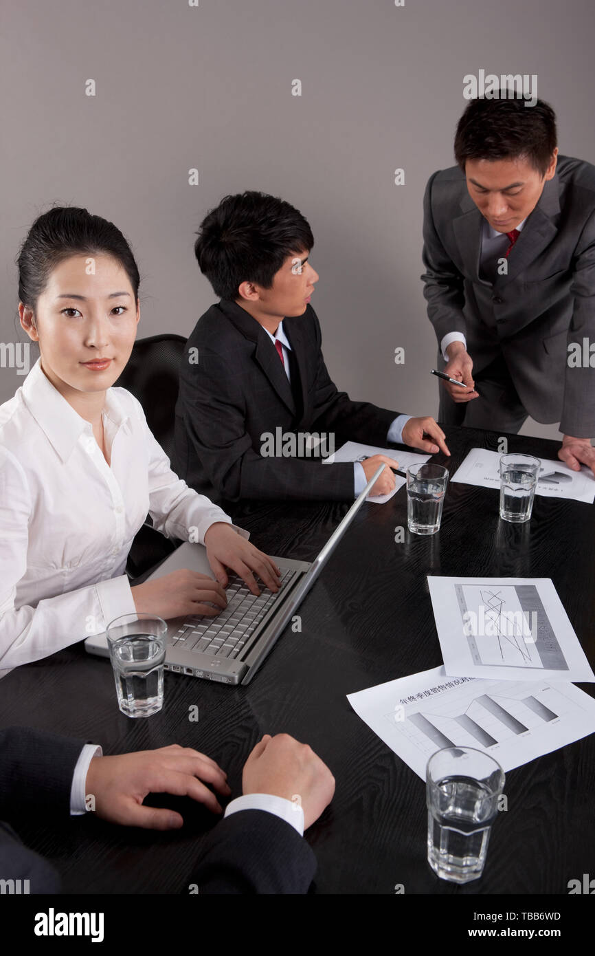 A team is meeting in a conference room Stock Photo - Alamy