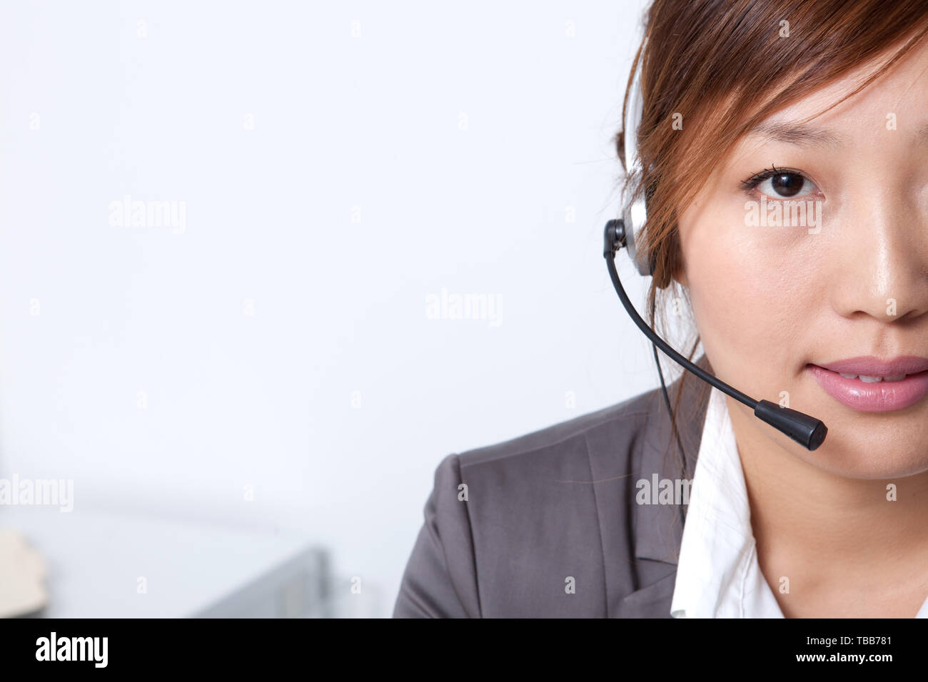 Customer service staff Stock Photo - Alamy