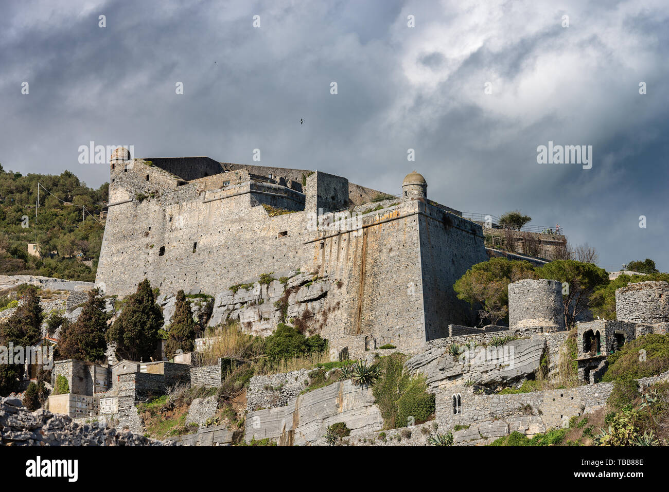 Doria Castle Portovenere Italy High Resolution Stock Photography and ...