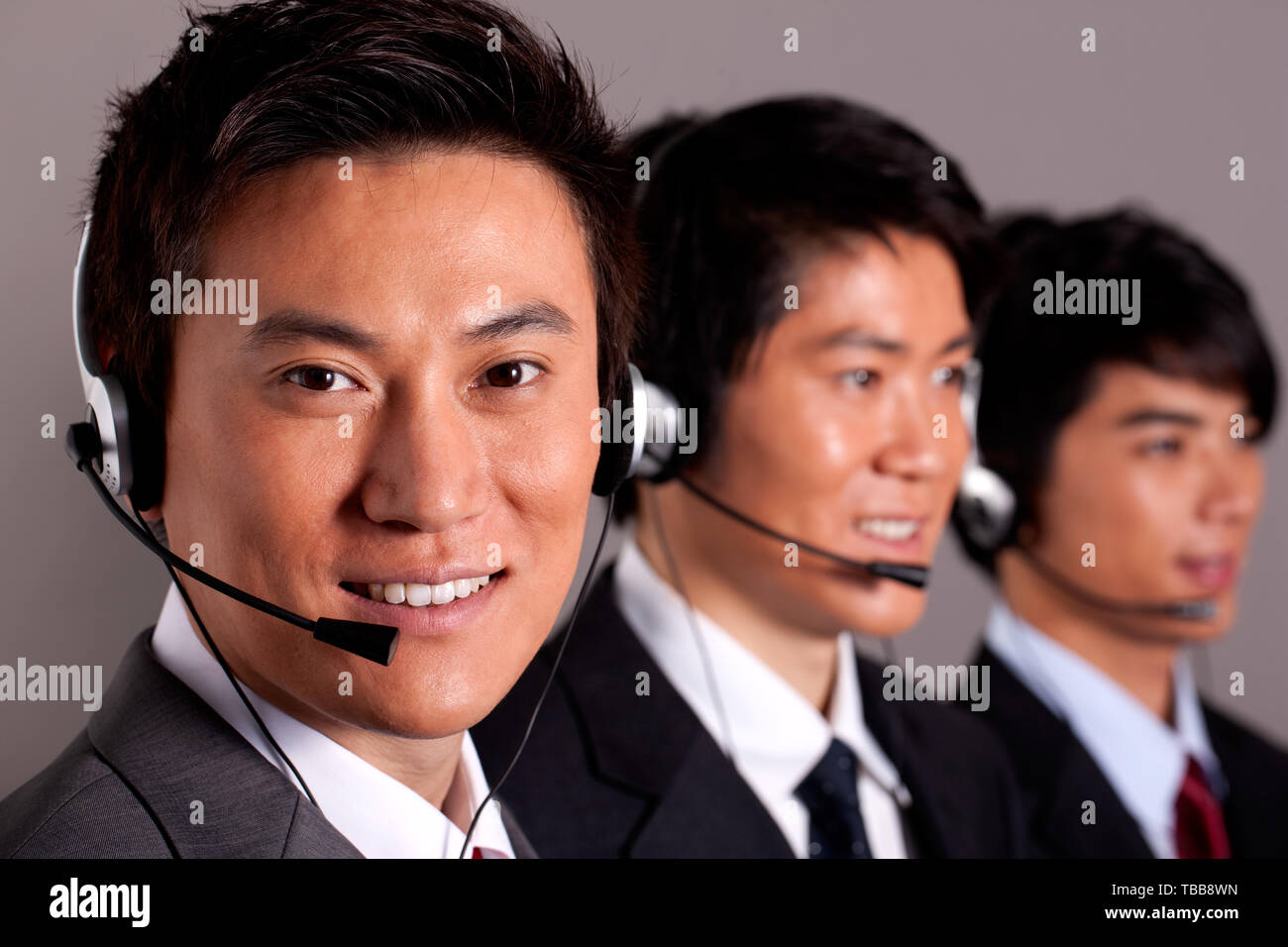Customer service staff Stock Photo - Alamy