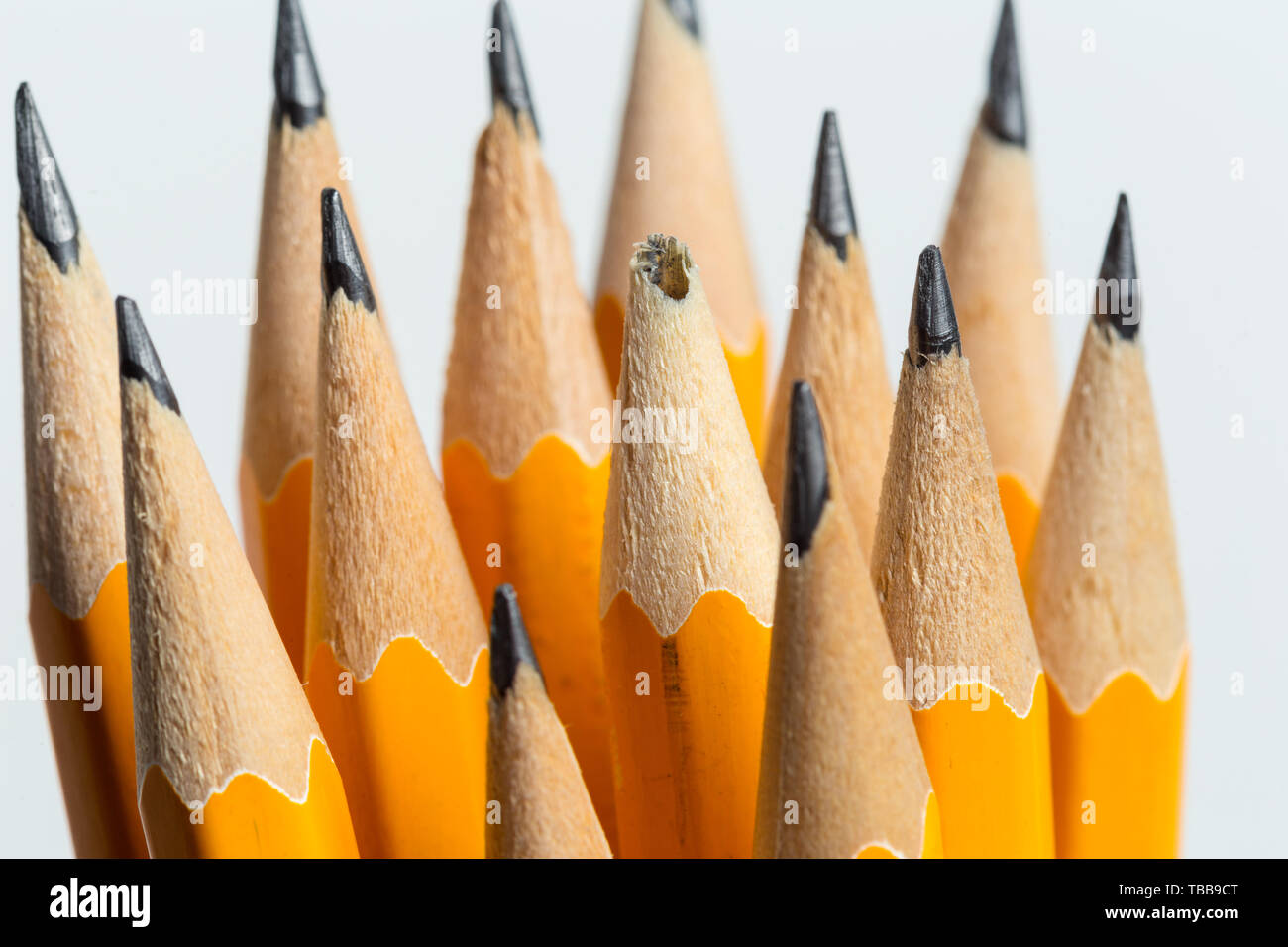 Pile of pencils Stock Photo - Alamy
