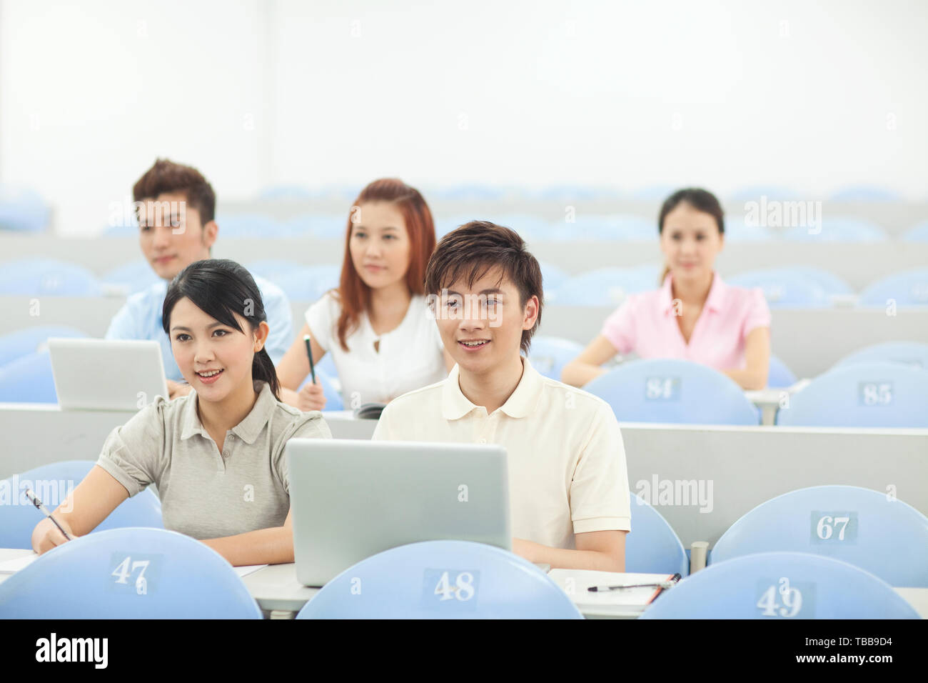 Classroom Learning for College Students Stock Photo - Alamy
