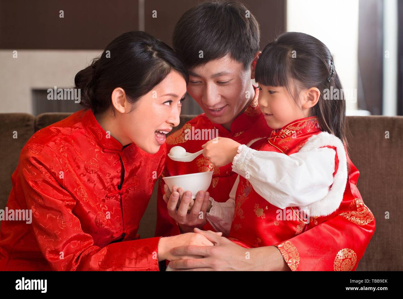 Old chinese family eating traditional hi-res stock photography and ...
