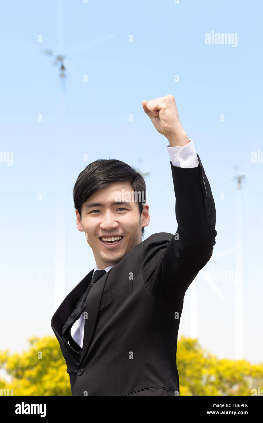 Business men dream of the future Stock Photo - Alamy