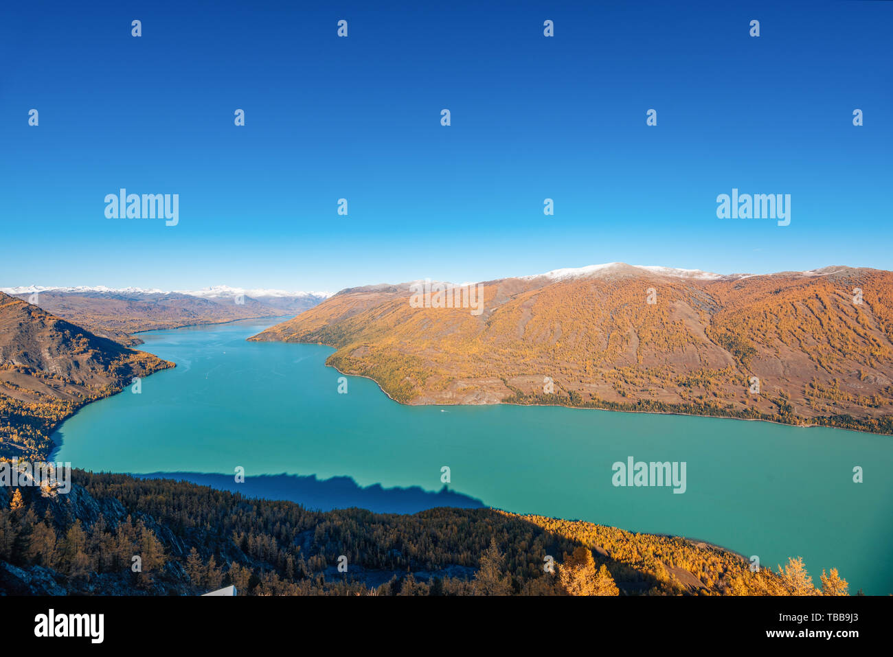 Erzis River, Xinjiang Stock Photo - Alamy