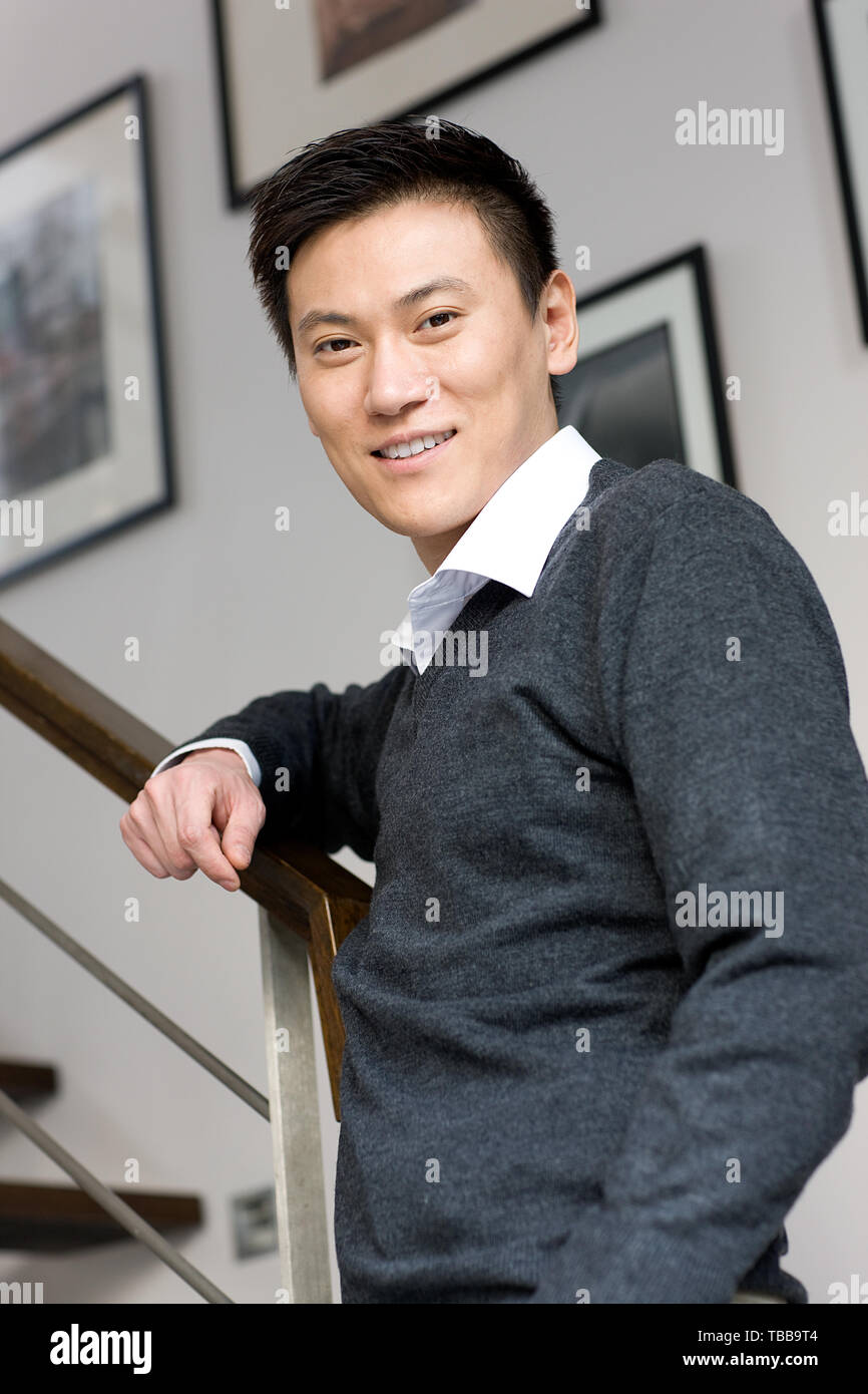 A man's home life Stock Photo - Alamy