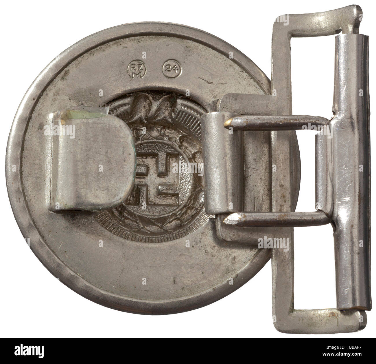 THE JOHN PEPERA COLLECTION, An SS Officer Belt Buckle, Stamped nickel ...