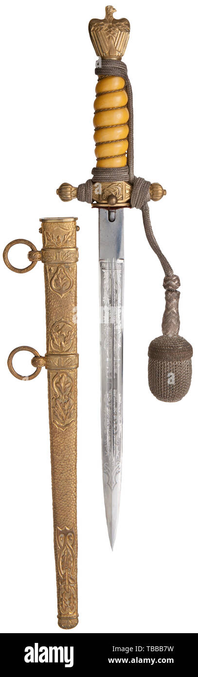 THE JOHN PEPERA COLLECTION, A M 1938 Dagger for Naval Officer, with ...