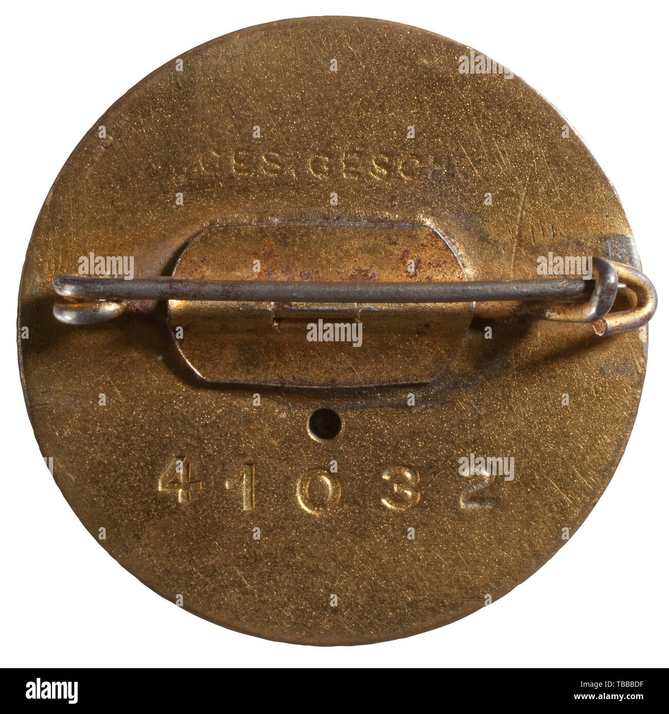 THE JOHN PEPERA COLLECTION, A Golden Party Badge of the NSDAP in 30 mm ...