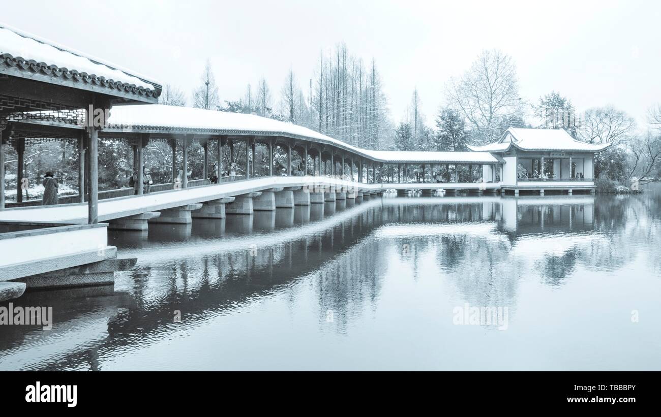Hangzhou west lake snow hi-res stock photography and images - Alamy