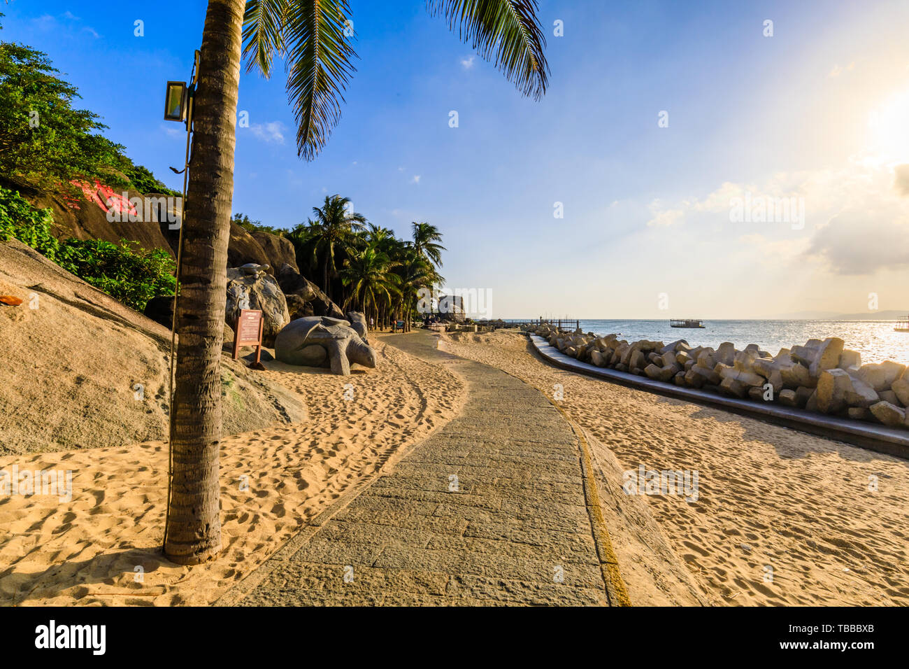 Boundary Island, Hainan, China Stock Photo - Alamy