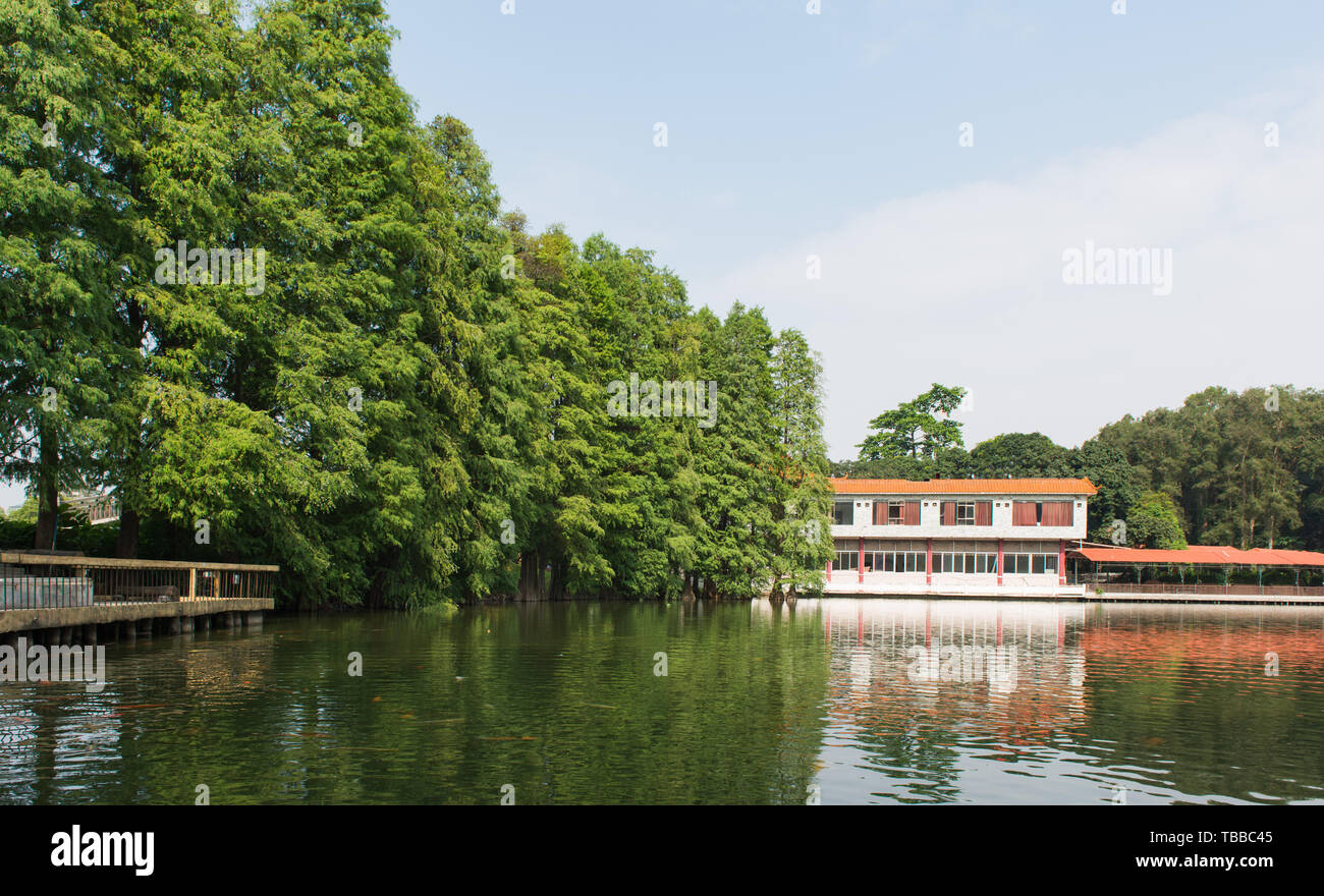 Spring, sunny weather, natural landscape inside the South China ...