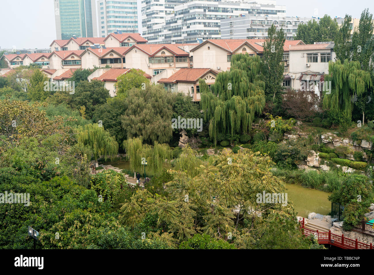 Black Tiger Spring Moat Park, Jinan, Shandong Province Stock Photo - Alamy