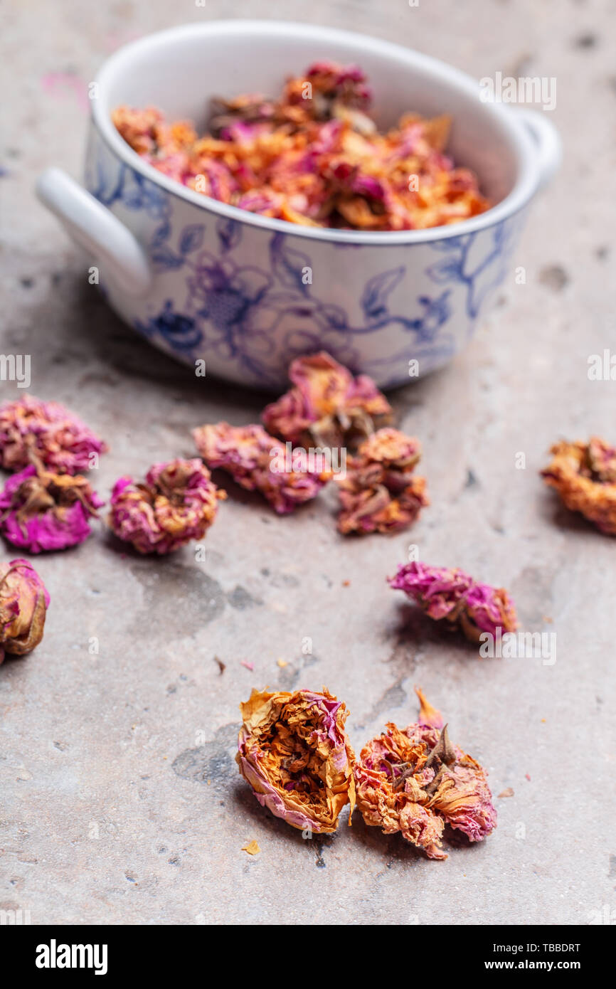 Flower tea rose buds Stock Photo - Alamy