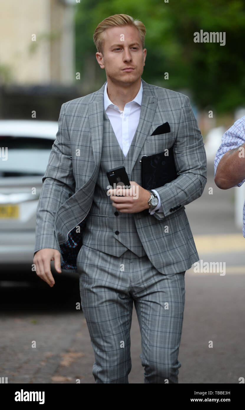 Kris boyson arrives at medway magistrates court in chatham hi-res stock ...