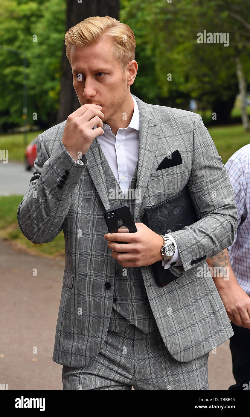 Kris Boyson arrives at Medway Magistrates' Court in Chatham, Kent ...