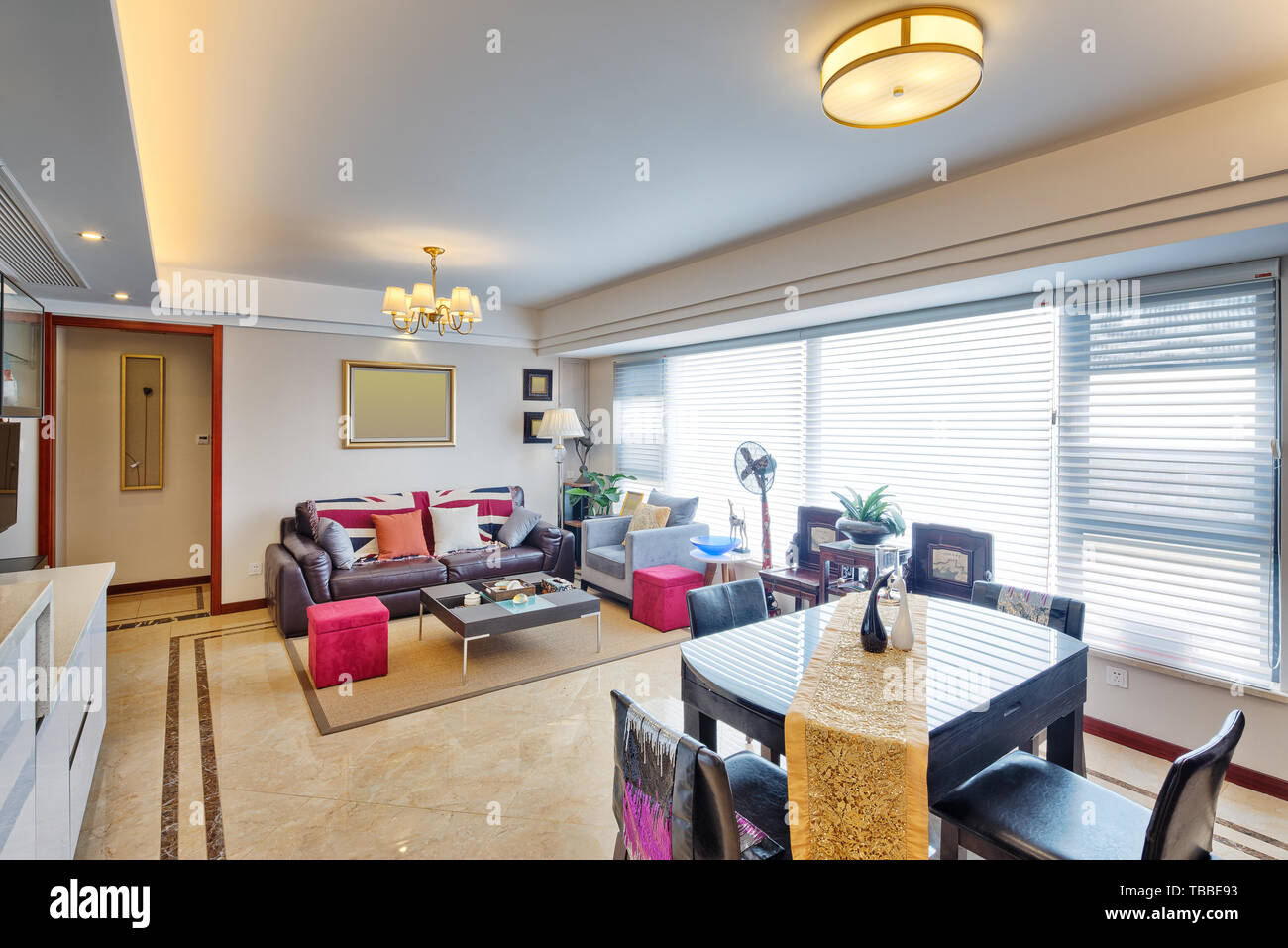 Interior of modern living rooms Stock Photo - Alamy