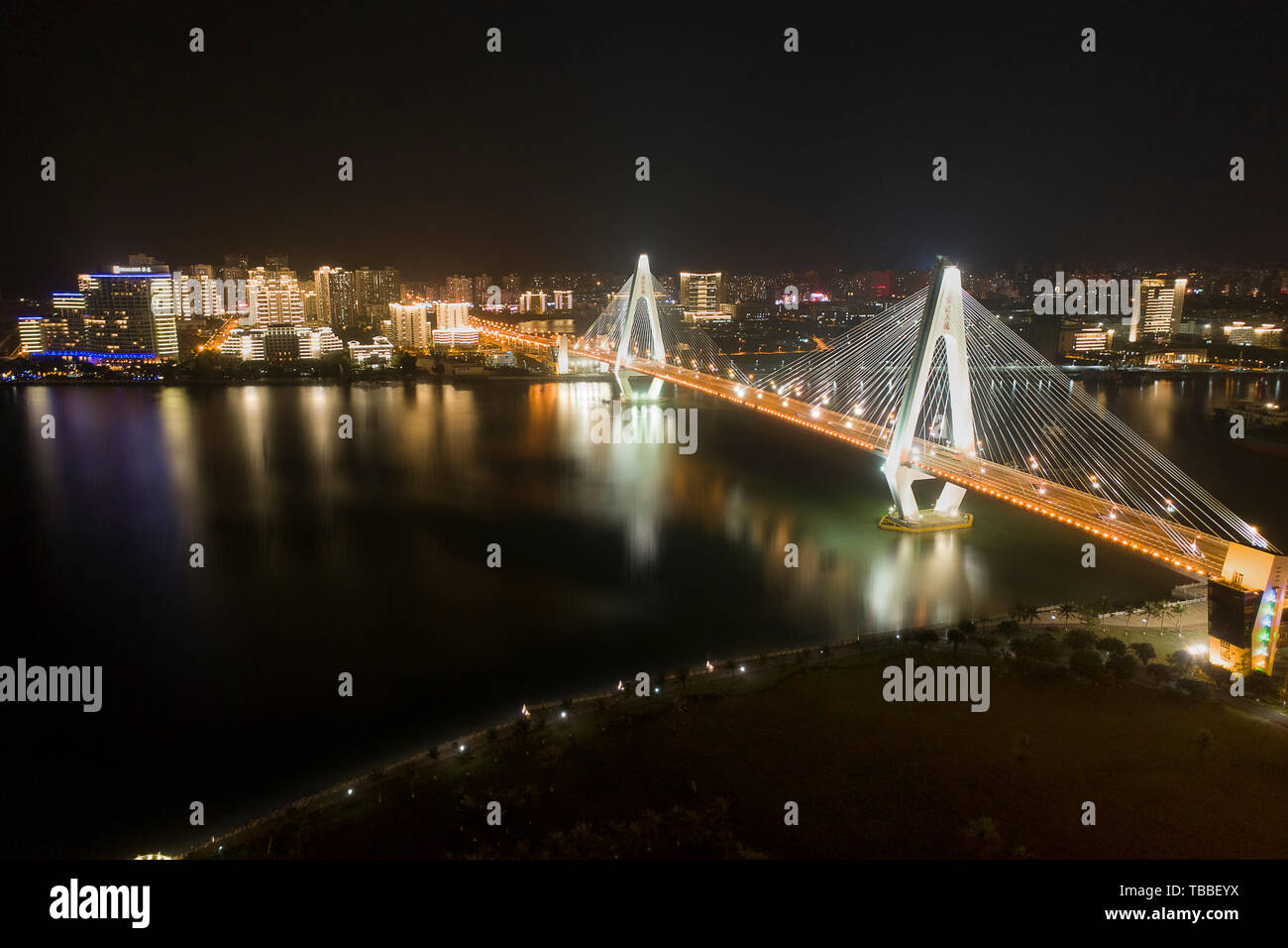 Haikou century bridge Stock Photo - Alamy
