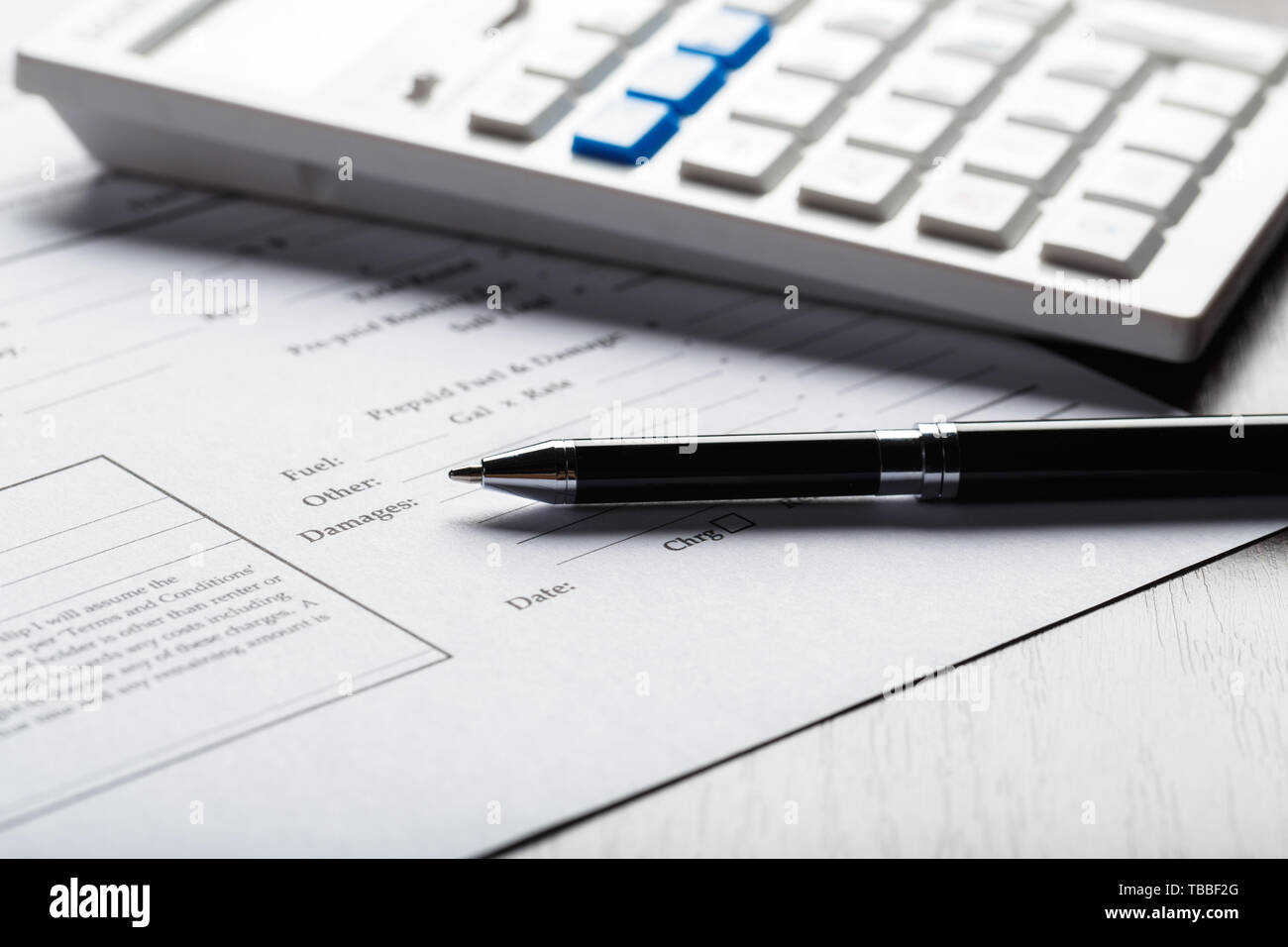 contract papers on desk Stock Photo - Alamy